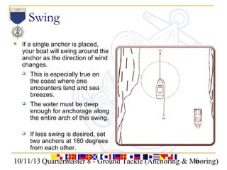 ground tackle (anchoring and mooring) | PPT