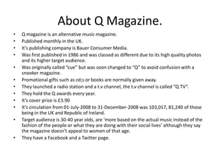Q magazine | PPT