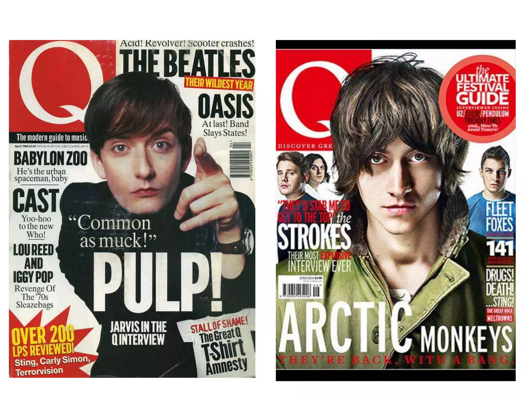 Q magazine covers | PPTX