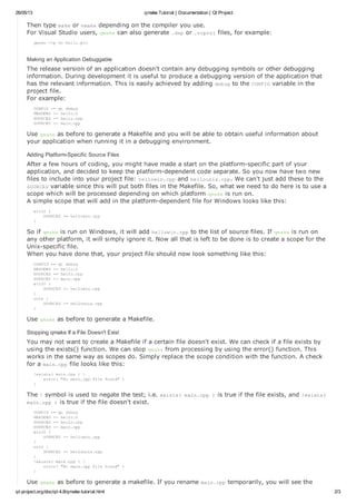 Qmake tutorial | PDF
