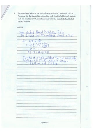 Qm Assignment Ans | DOC