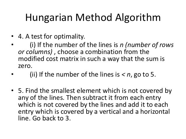 Assignment problem hungarian method maximization - reportz725.web.fc2.com