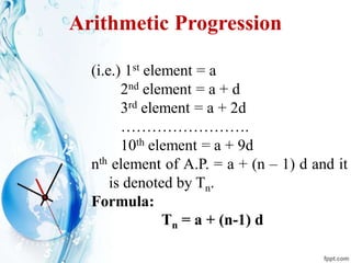 Progression | PDF