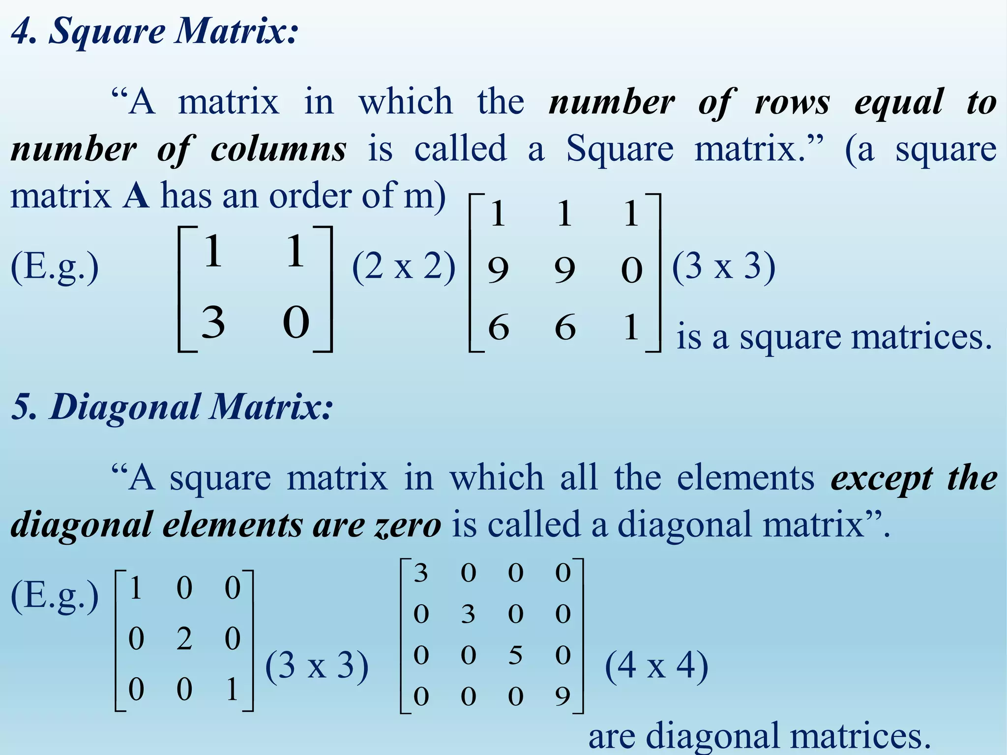 Matrices and Determinants | PDF