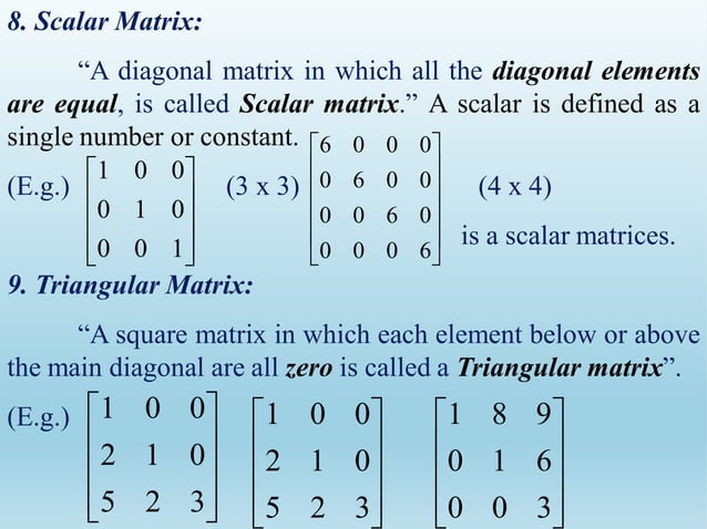 Matrices and Determinants | PDF