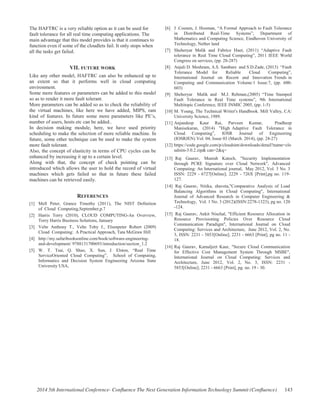 Fault tolerance on cloud computing | PDF