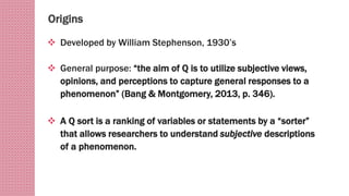 Q-Methodology | PPTX