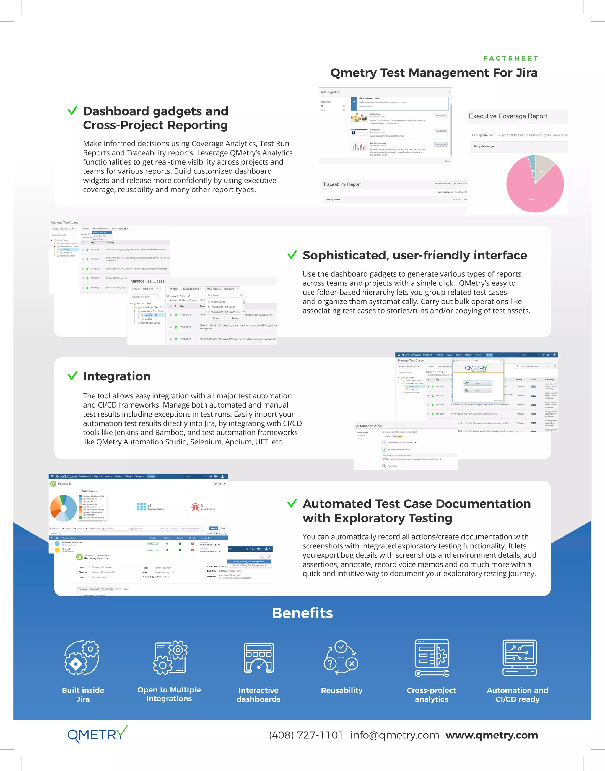QMetry test management for jira factsheet | PDF