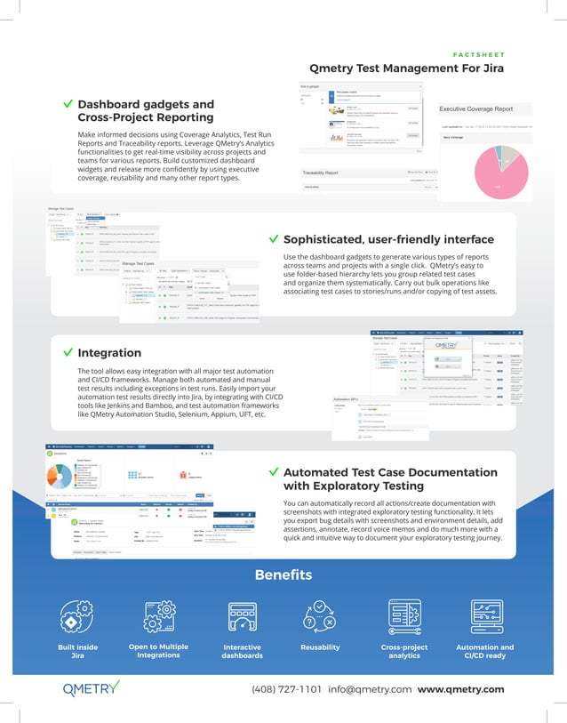 QMetry test management for jira factsheet | PDF