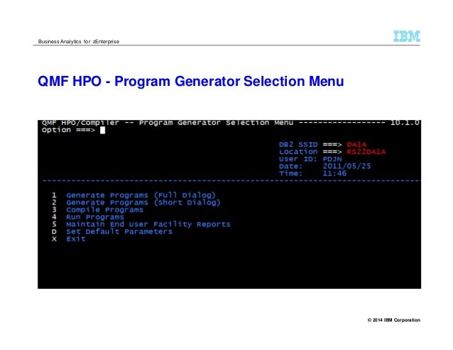 Qmf For Z Os Nordic Db2 Days Andy