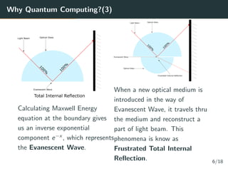 Quantum Computing, Quantum Machine Learning, and Recommendation Systems | PDF