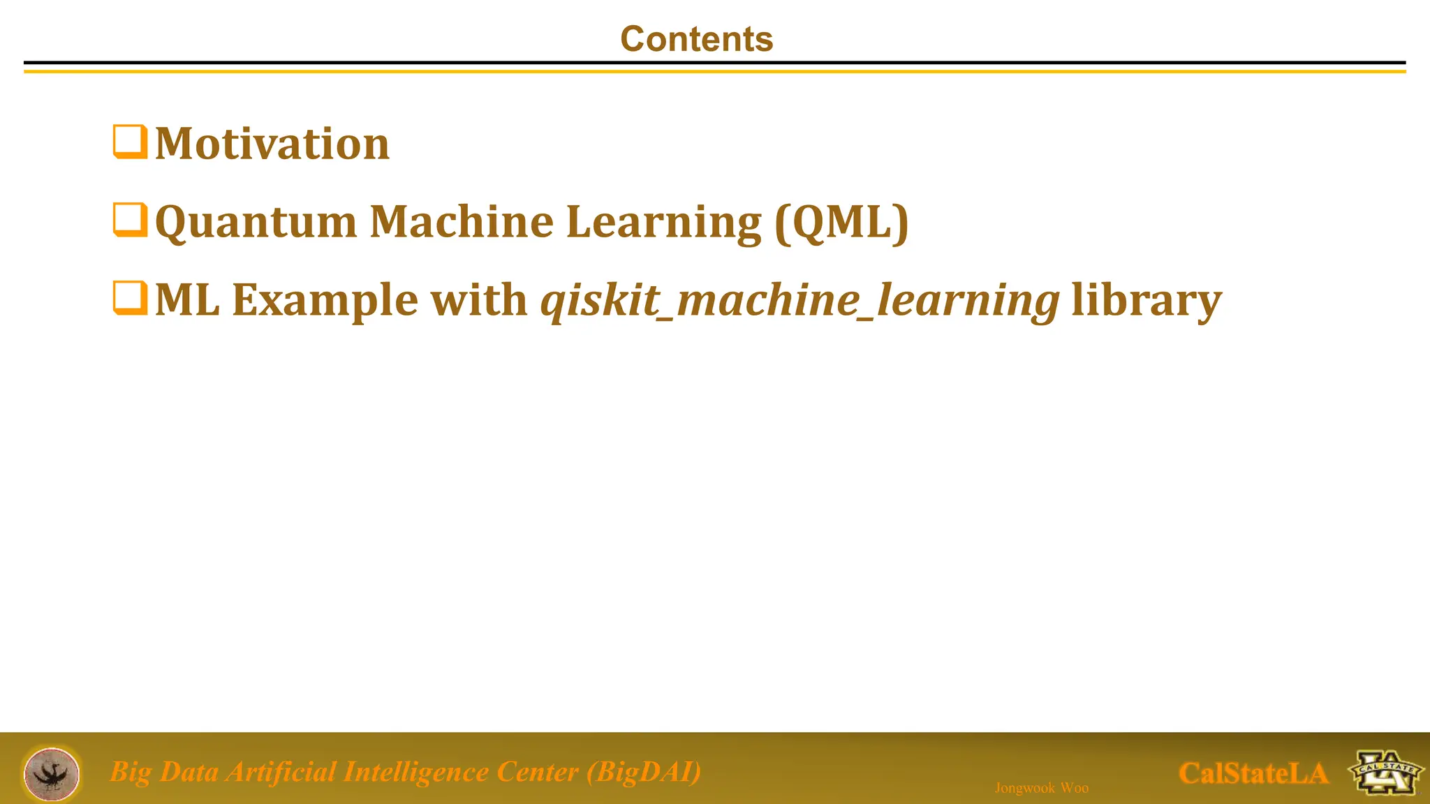 Machine Learning in Quantum Computing | PPTX