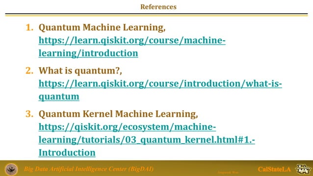 Machine Learning in Quantum Computing | PPTX