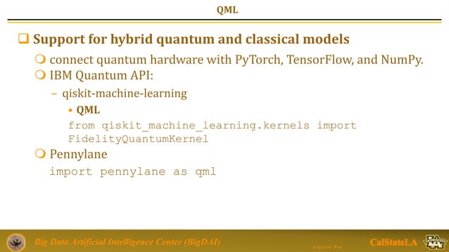 Machine Learning In Quantum Computing Pptx