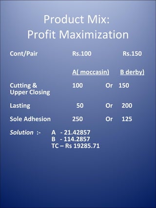 Qm linear programming problems a.s. narag | PPT | Agriculture | Industries