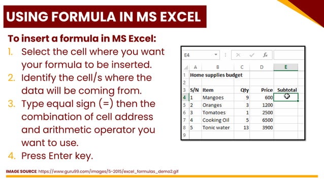 QMMS Lesson 2 - Using MS Excel Formula.pdf