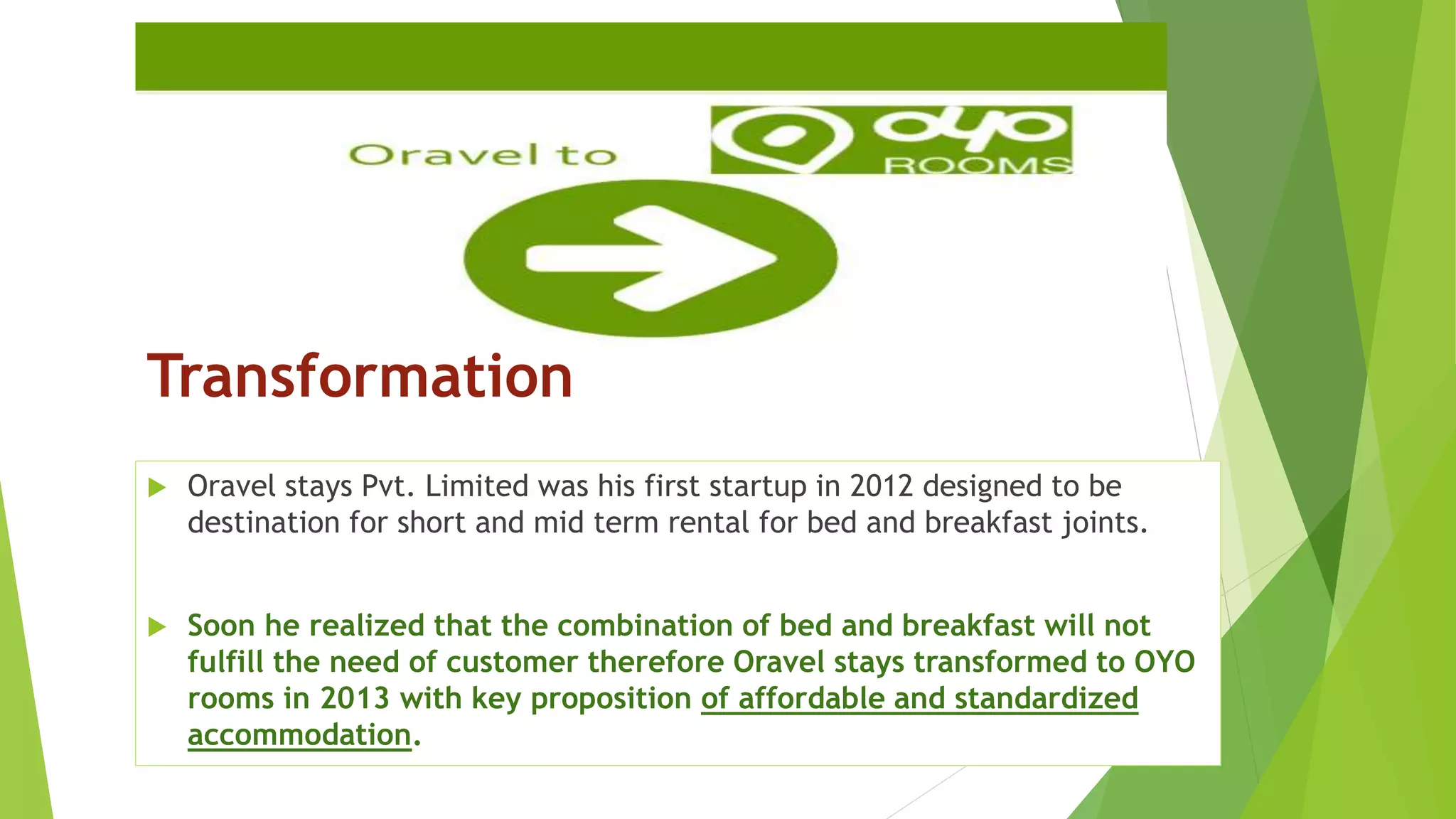 Success journey of Oyo Rooms | PPTX
