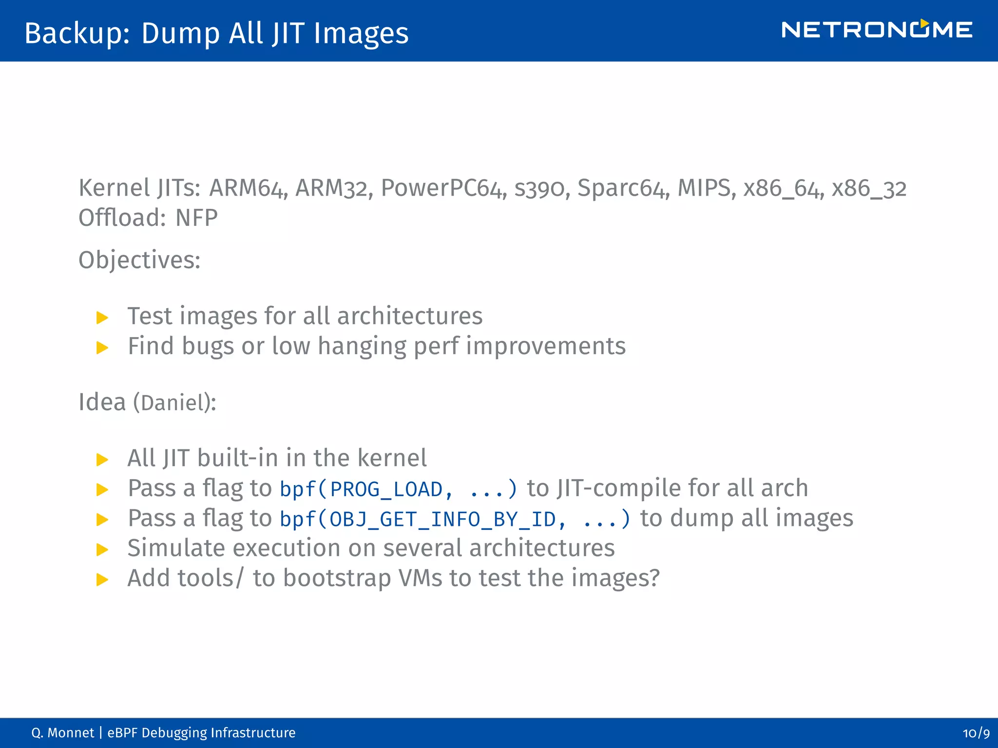 eBPF Debugging Infrastructure - Current Techniques | PDF | Operating Systems | Computer Software ...