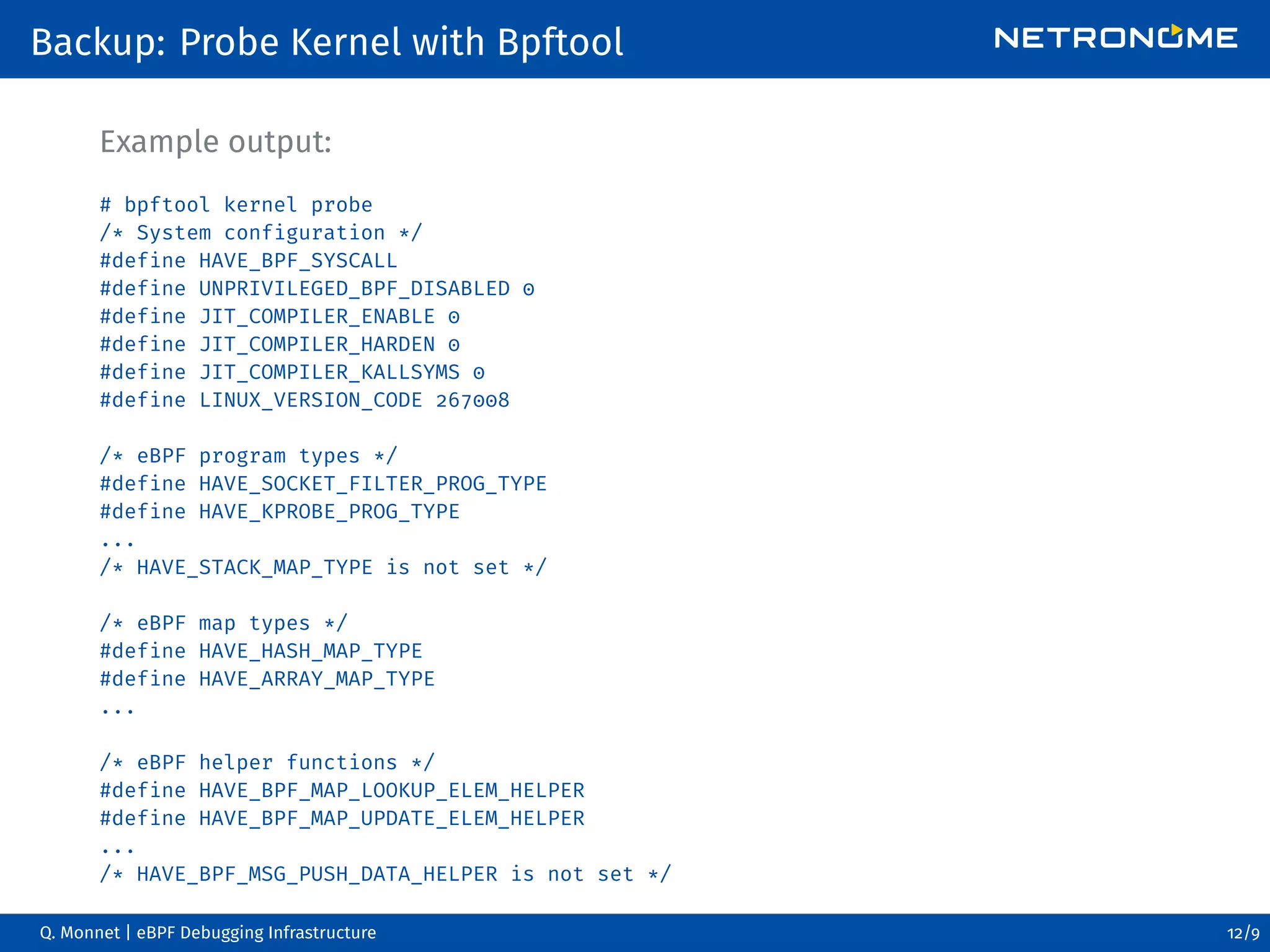 eBPF Debugging Infrastructure - Current Techniques | PPT