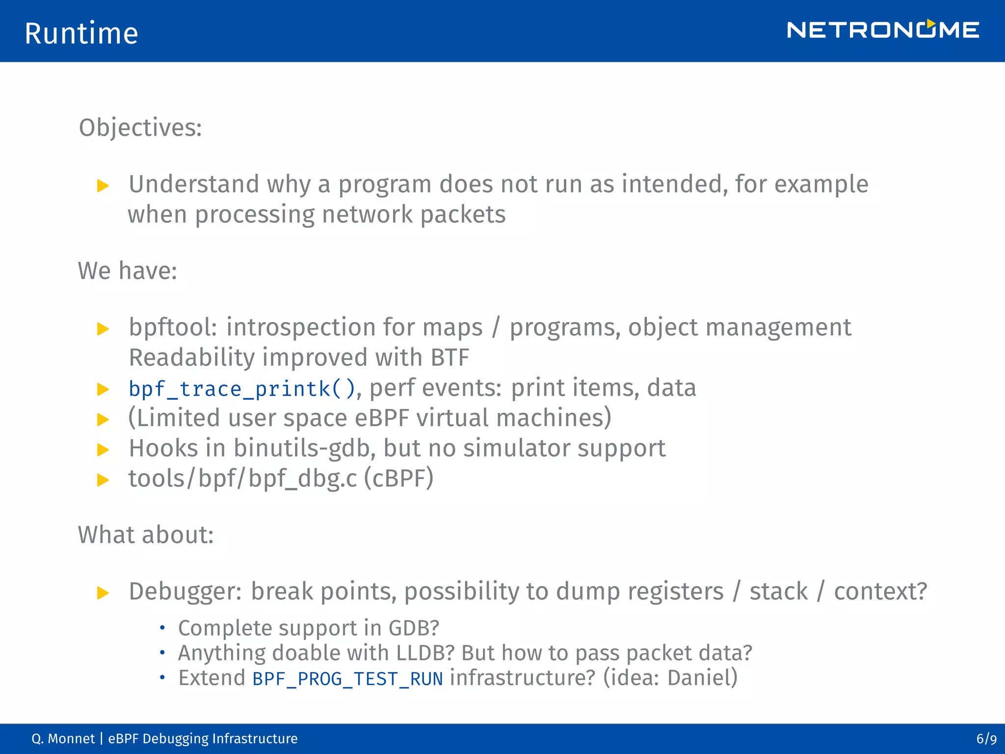 eBPF Debugging Infrastructure - Current Techniques | PDF | Operating Systems | Computer Software ...