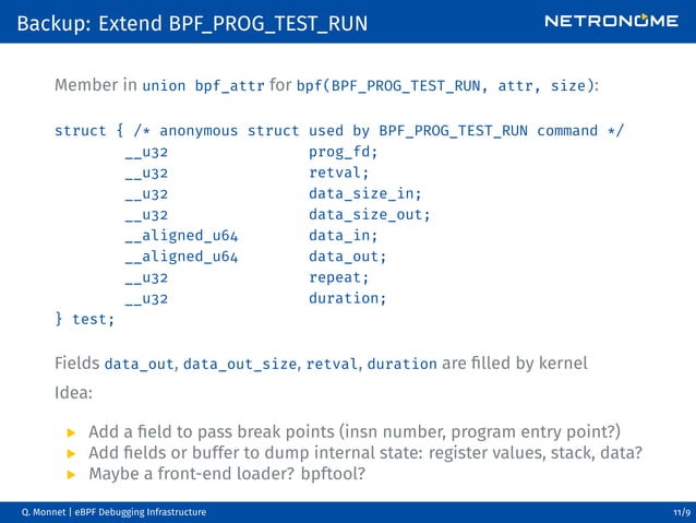 eBPF Debugging Infrastructure - Current Techniques | PPT