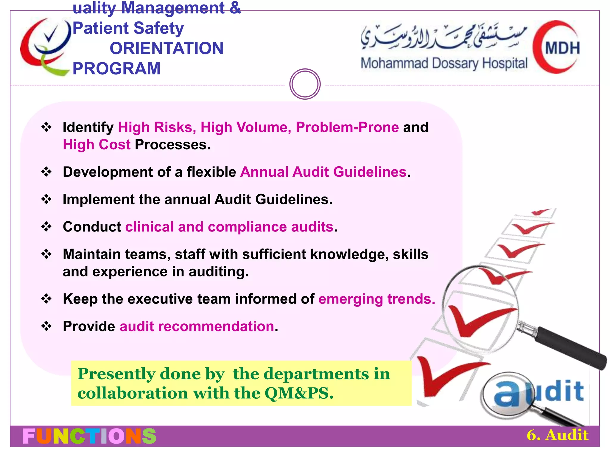 Quality Management Orientation Program | PPTX | Pharmaceutical Industry | Industries