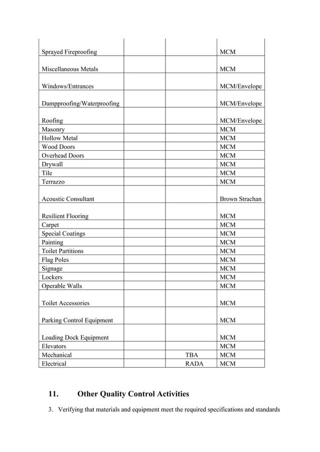 Project Quality Management Final Report.docx | Civil Engineering ...