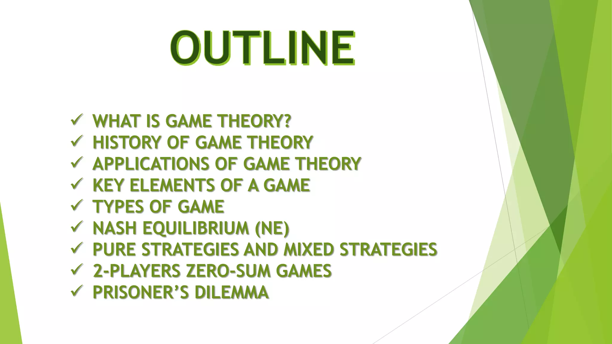 Game Theory - Quantitative Analysis for Decision Making | PPTX