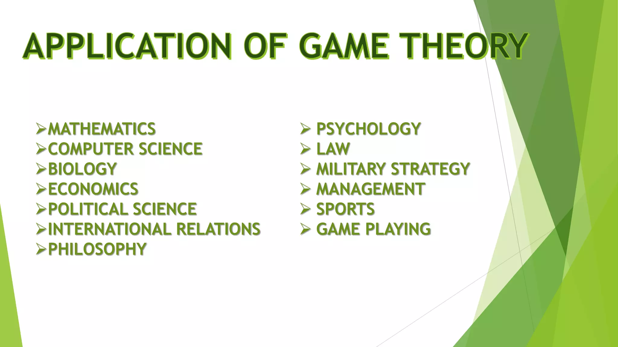 Game Theory - Quantitative Analysis for Decision Making | PPTX