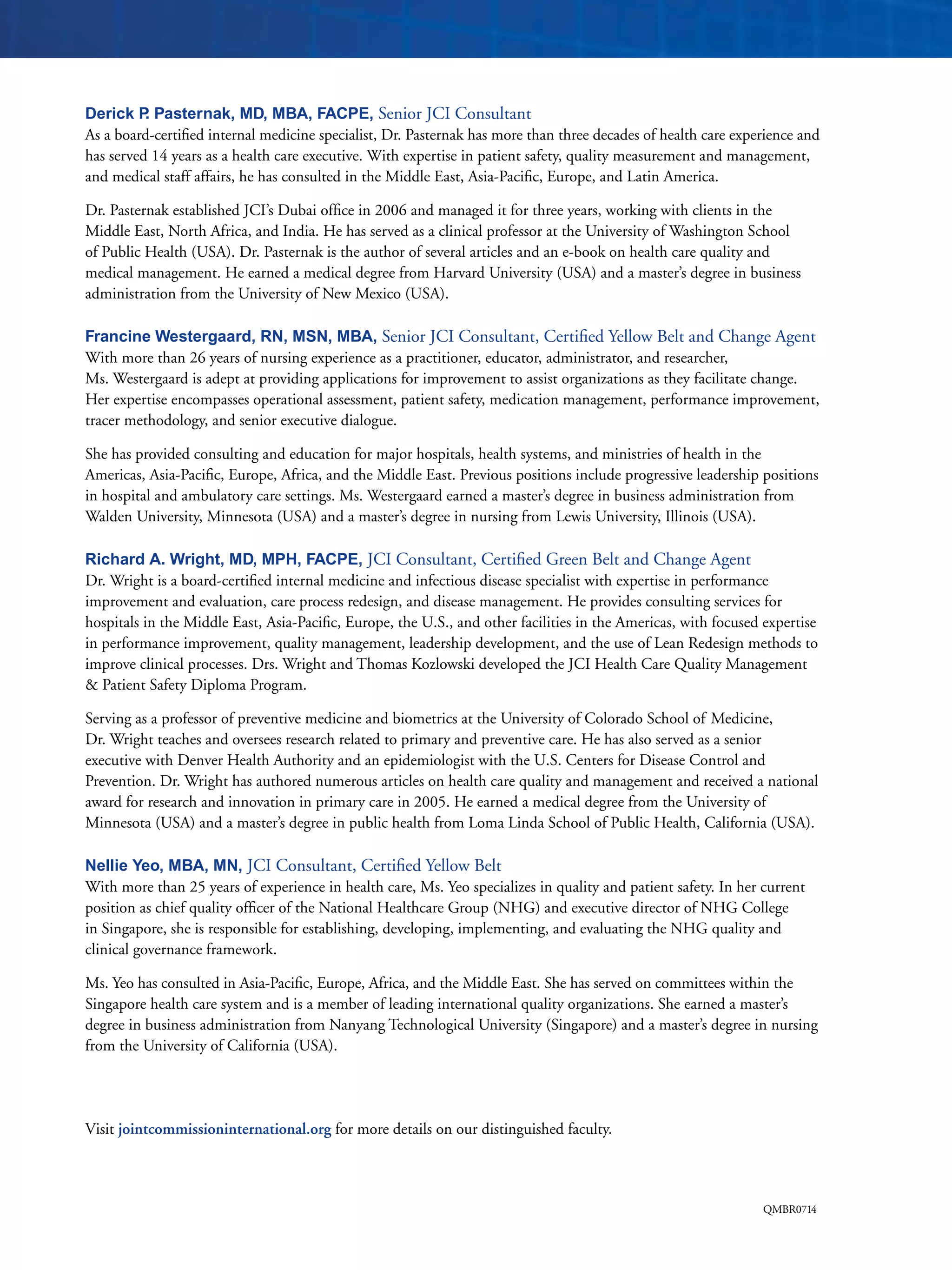 QUALITY MANAGEMENT AND PATIENT SAFETY DIPLOMA BY JCI | PDF