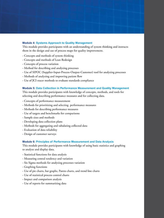 QUALITY MANAGEMENT AND PATIENT SAFETY DIPLOMA BY JCI | PDF