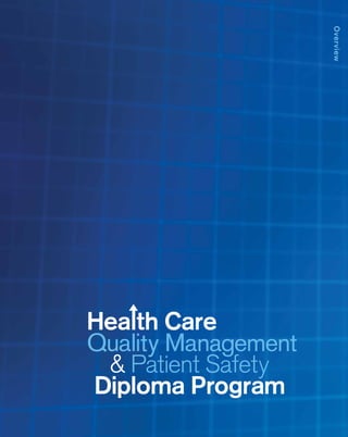 QUALITY MANAGEMENT AND PATIENT SAFETY DIPLOMA BY JCI | PDF