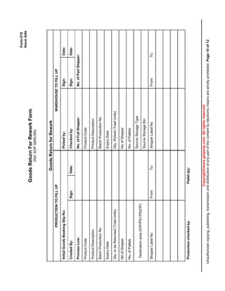 Qms 065 manufacturing-rework_procedure_sample | PDF