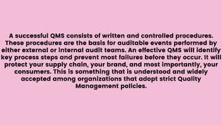 What Constitutes a Successful QMS? | PPT