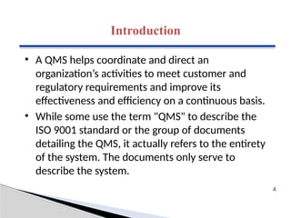 Quality management system ISO 9001 2015 Presentation | PPTX