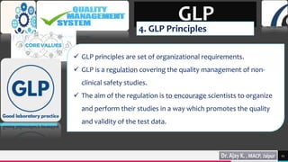 Quality management systems: Good Laboratory Practice (QMS GLP) | PPSX