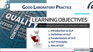 Quality management systems: Good Laboratory Practice (QMS GLP) | PPSX