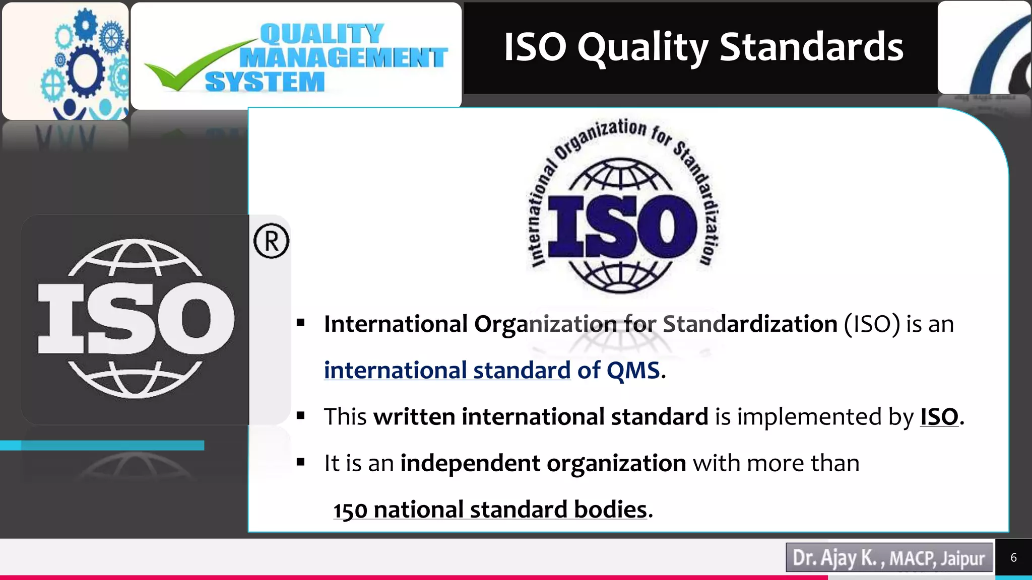 Qms iso 9000 (ISO 9000 series of quality systems standards) | PPT