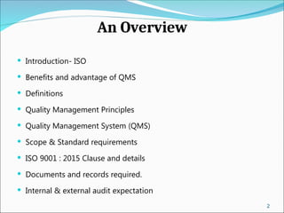 Comprehensive Guide to ISO 9001:2015 Quality Management System ...