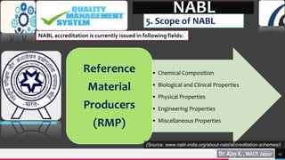 Qms NATIONAL ACCREDITATION BOARD FOR TESTING AND CALIBRATION ...