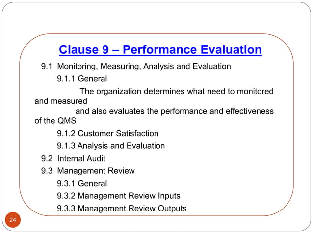 ISO QMS 9001: 2015 clauses | PPTX