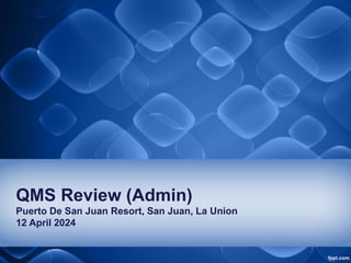 Quality Management System for Administrative Section.pptx