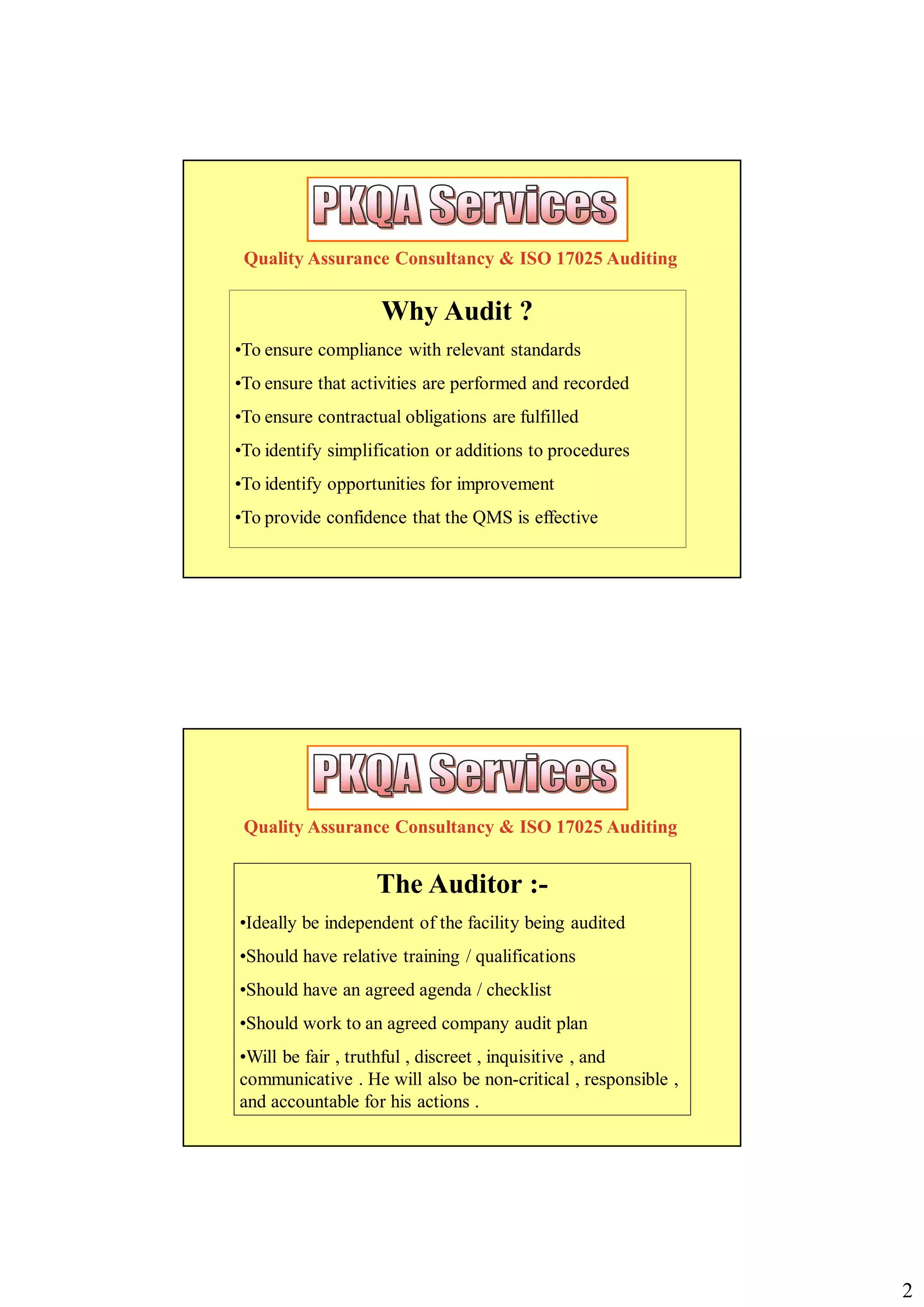 Qms auditing powerpoint | PDF | Business Accounting & Finance | Business