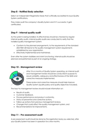 Qms for iso_9001_2015 | PDF