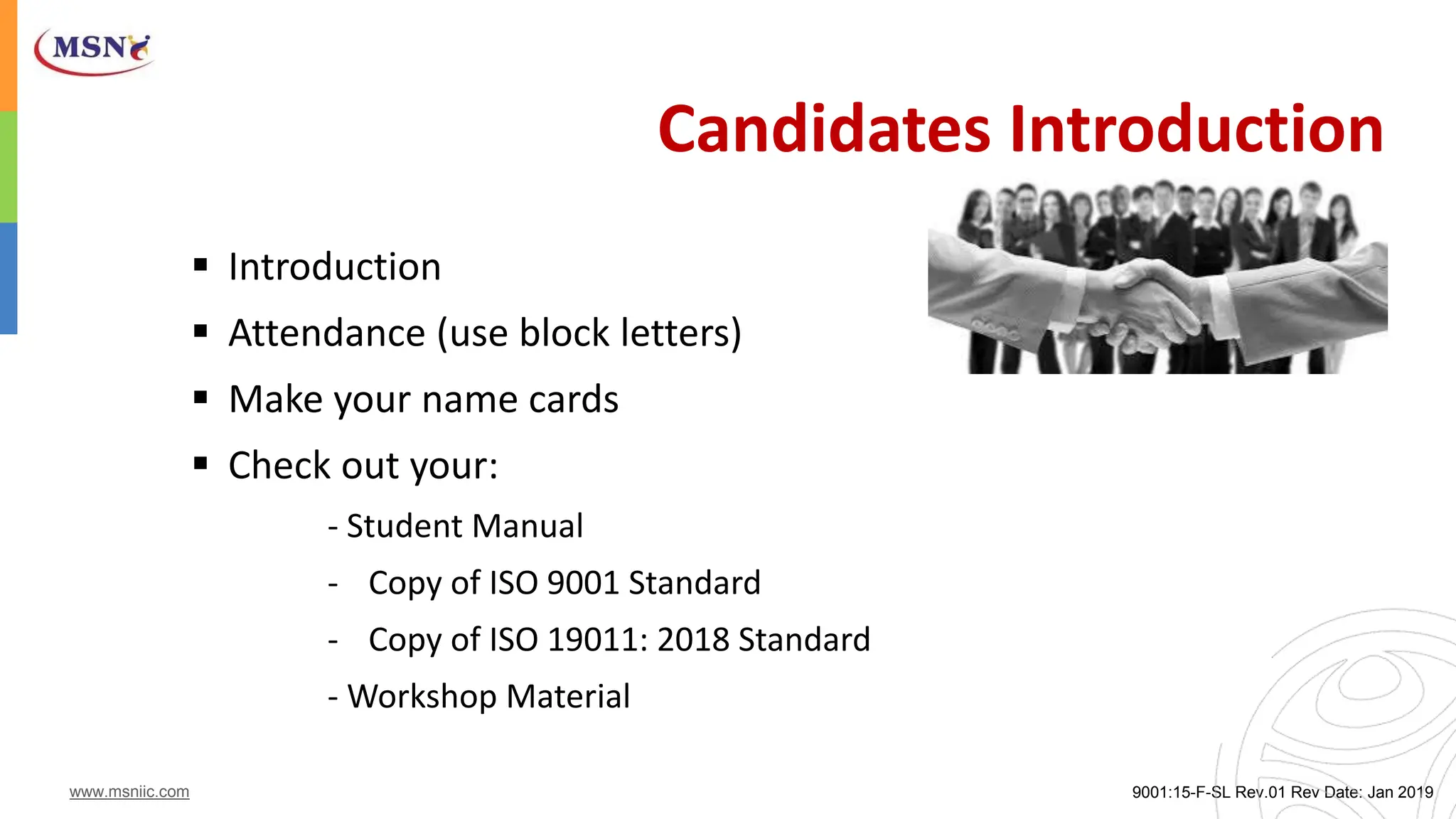 QMS Foundation Course, Organization type & business type.pptx | Free ...