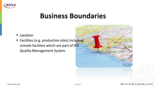 QMS Foundation Course, Organization type & business type.pptx | Free ...