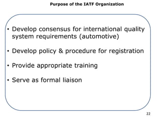 Qms & iatf presentation1 | PPTX