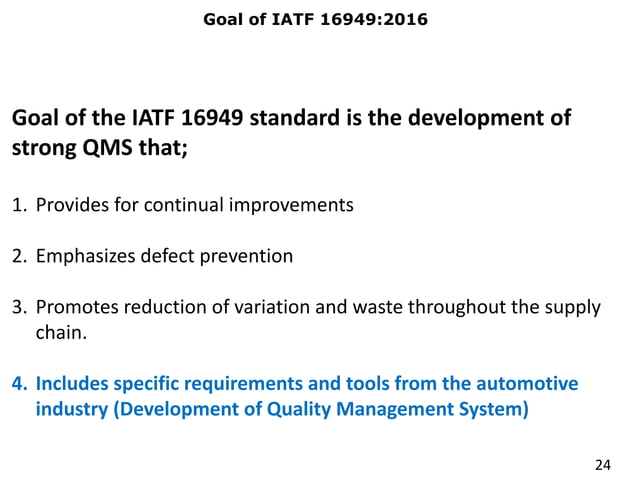 Qms & iatf presentation1 | PPTX