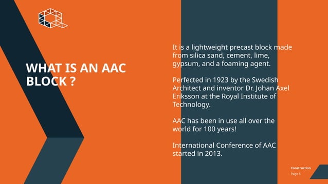 QMSI Presentation Material for AAC Blocks | PPT