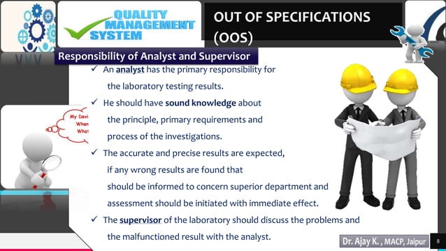 Qms Out of Specifications (oos) | PPSX